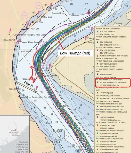 NTSB Accident Brief: Contact of Tank Vessel Bow Triumph with Pier ...
